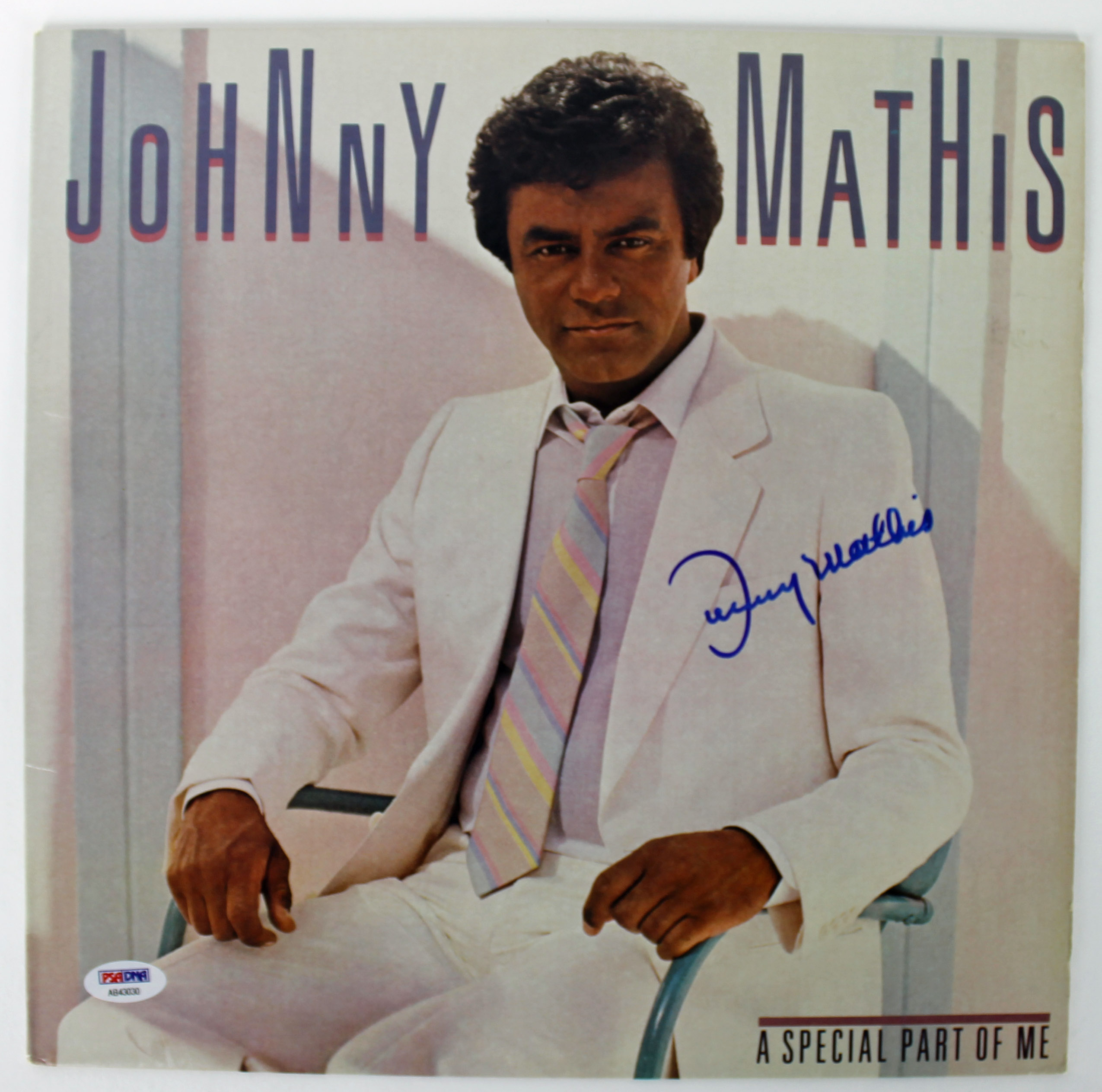 Johnny Mathis Authentic Signed A Special Part Of Me Album Cover PSA/DNA ...